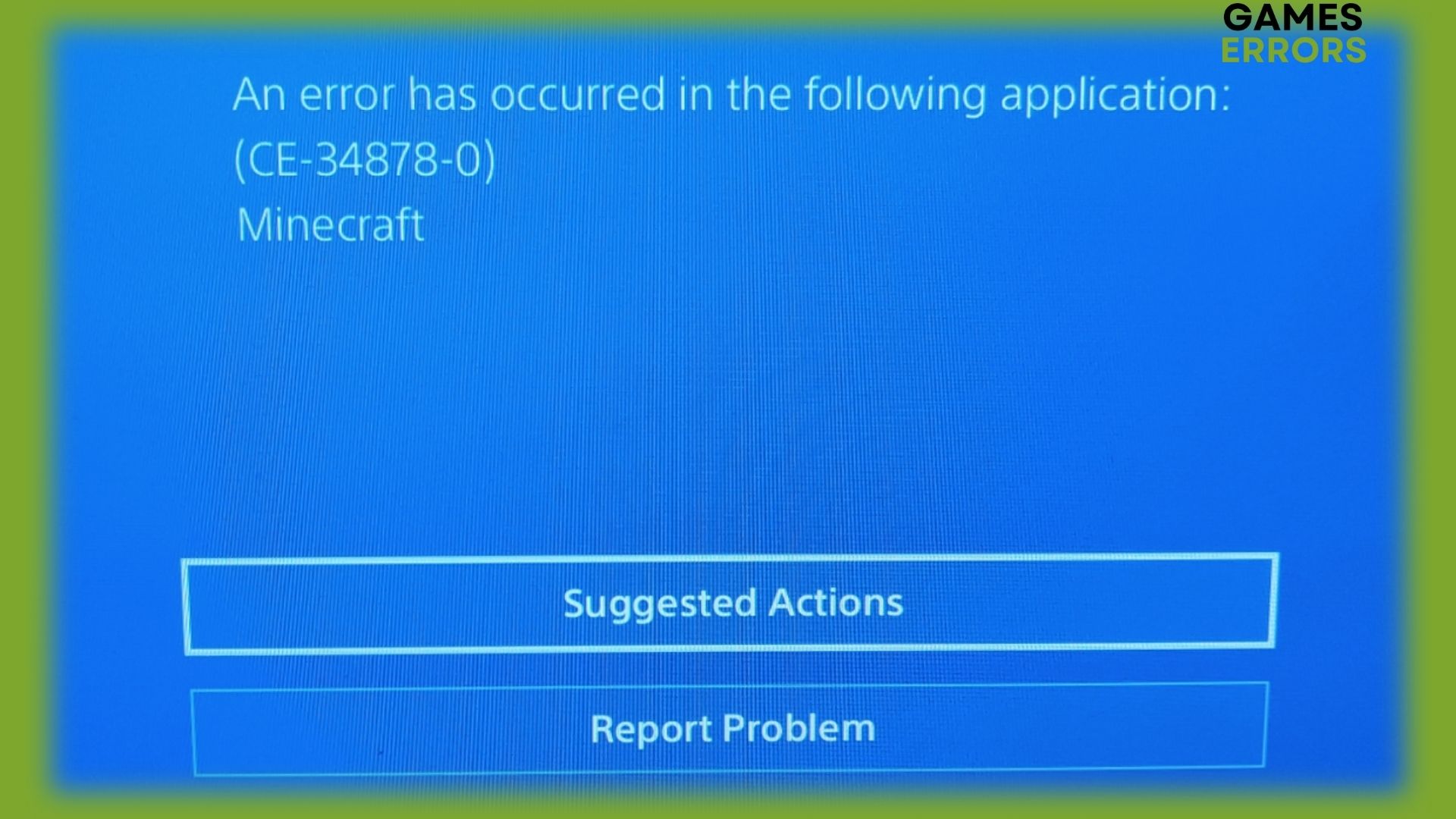 Perbaiki crash kesalahan Minecraft CE-34878-0 di PlayStation 4 dengan ...