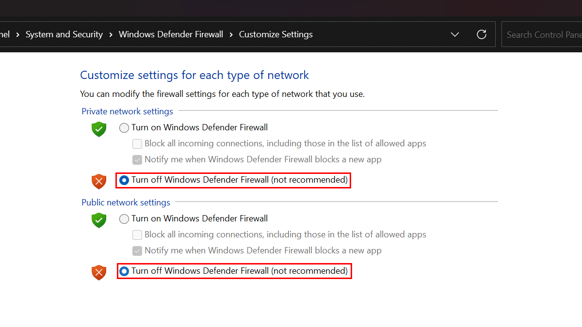 Cara menonaktifkan firewall di windows 11 - โลกแห่งกี๊ก