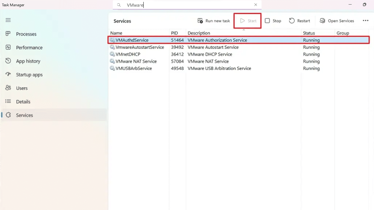 Cara memulai kembali vmware workstation tanpa harus reboot windows 11 ...
