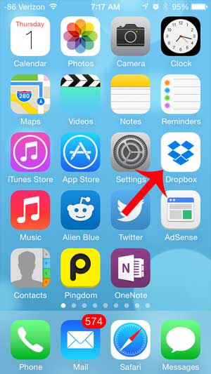 วิธีลบรูปภาพจากแอพ Dropbox iPhone - โลกแห่งกี๊ก